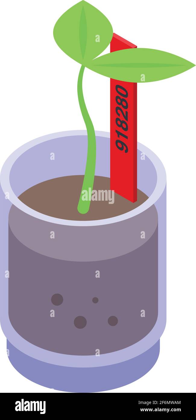Gmo lab food icon. Isometric of Gmo lab food vector icon for web design ...