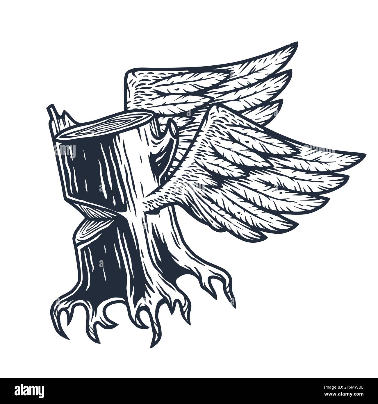 Stub wings Stock Vector Images - Alamy