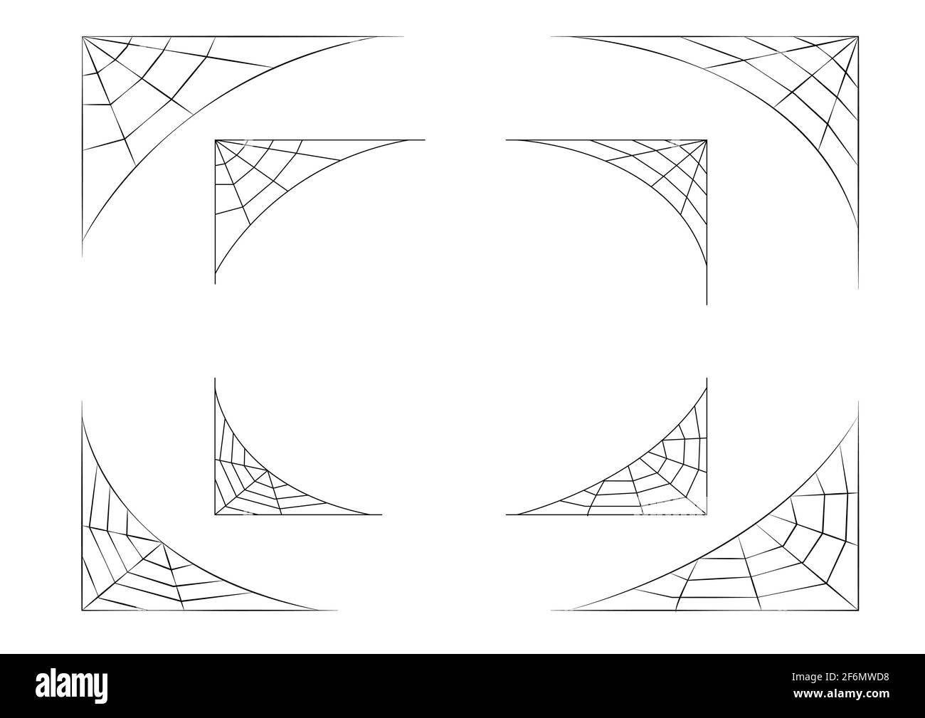 Spider web design Black and White Stock Photos & Images - Alamy