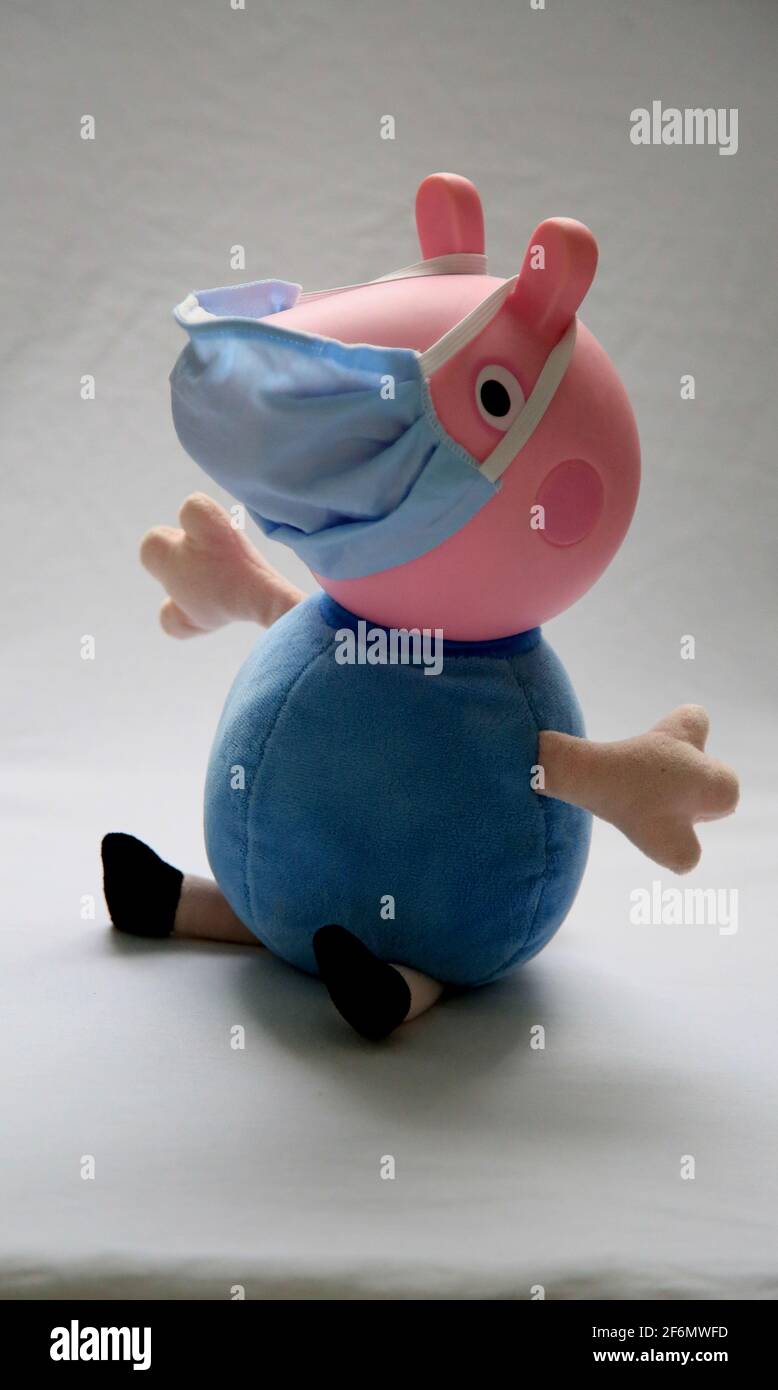 salvador, bahia / brazil - july 9, 2020: George Pig, Peppa Pig's ...