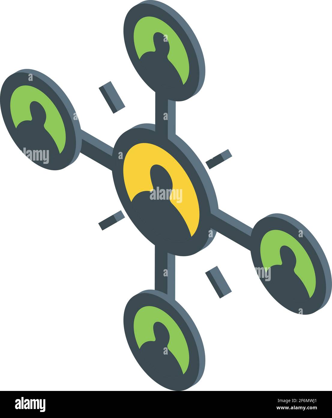 Human interaction icon. Isometric of Human interaction vector icon for ...