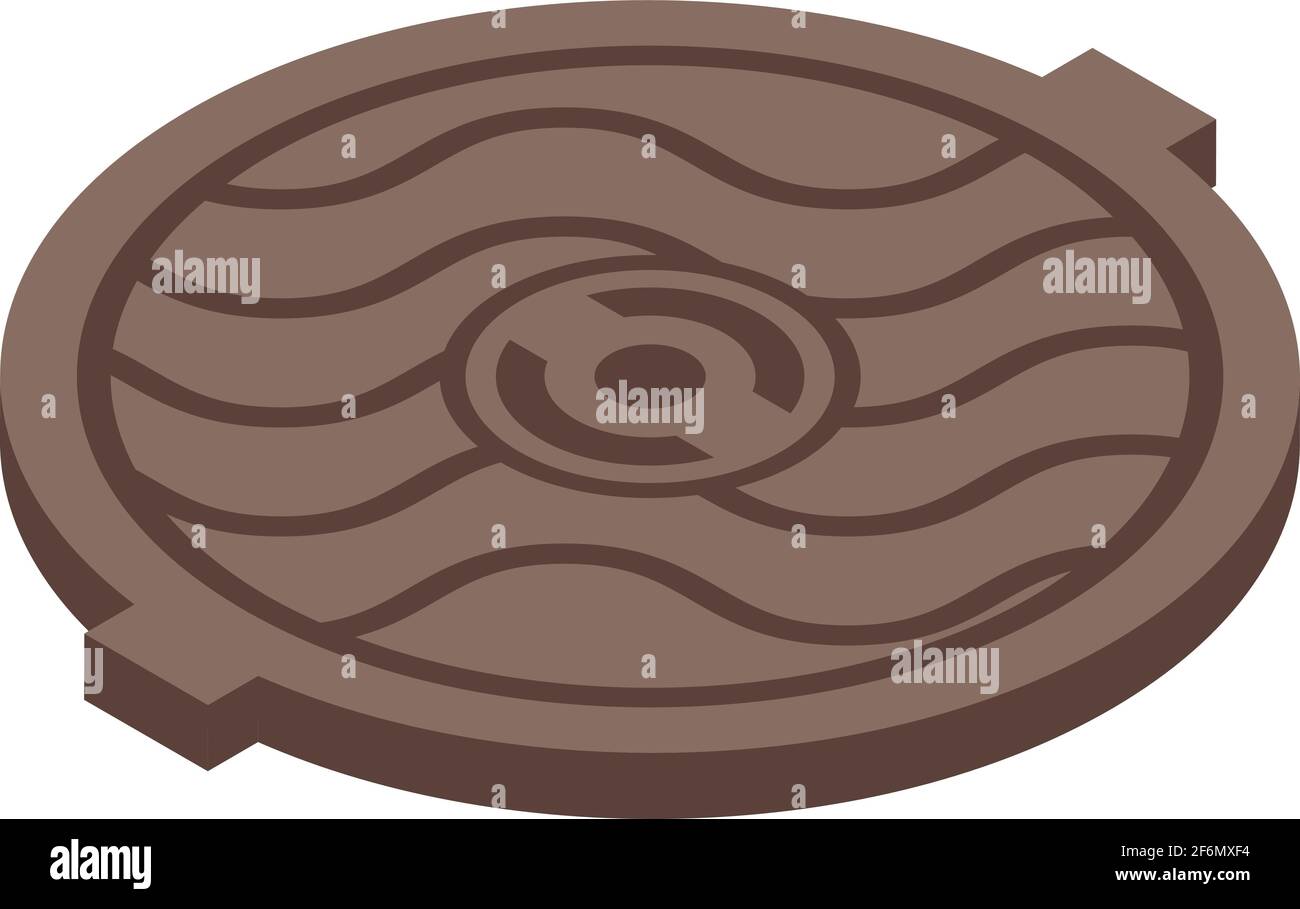 City manhole icon. Isometric of City manhole vector icon for web design ...