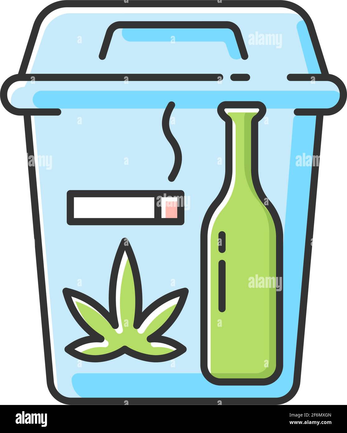 Drug quitting Stock Vector Images - Alamy