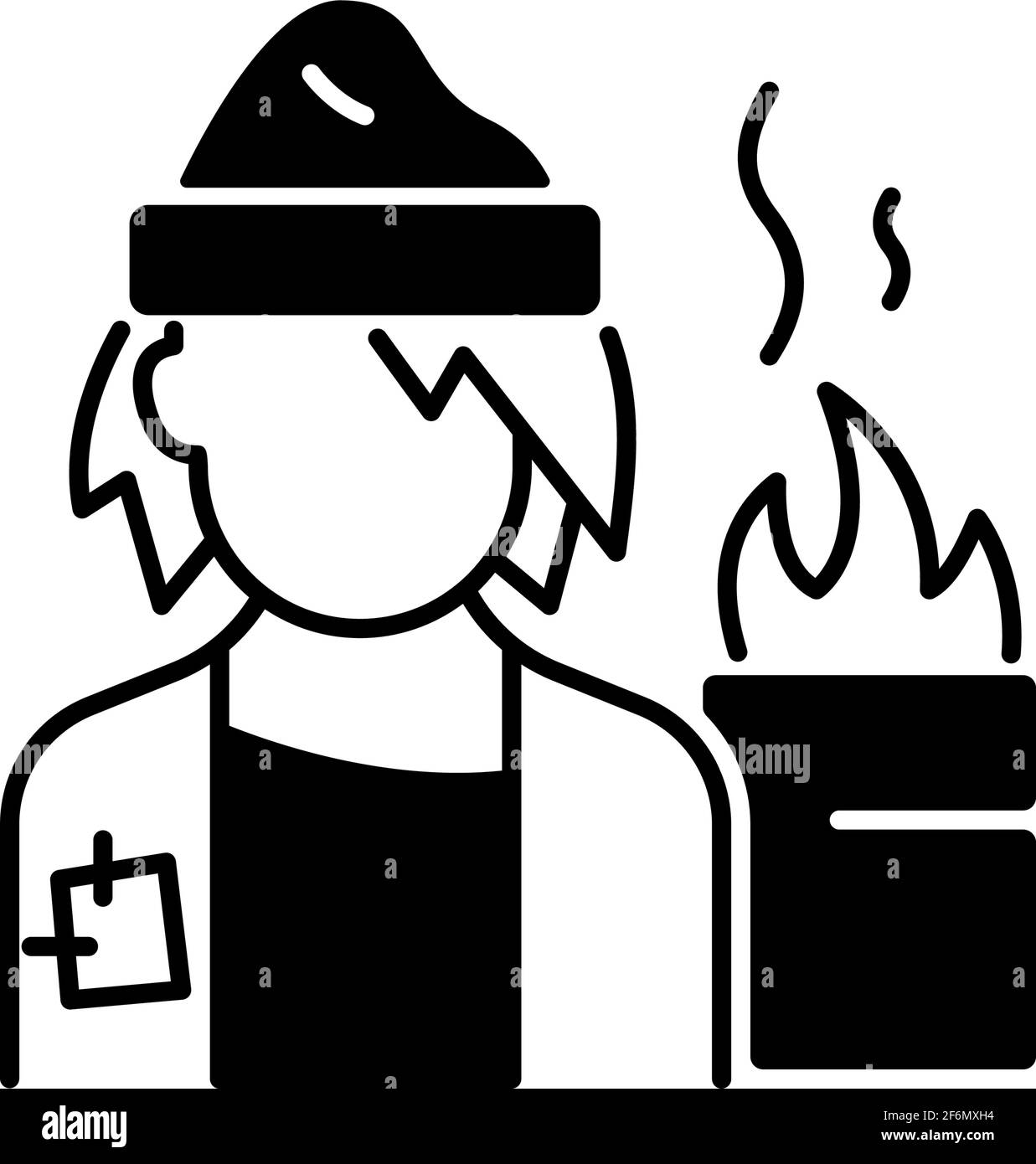 Lower class black linear icon Stock Vector Image & Art - Alamy