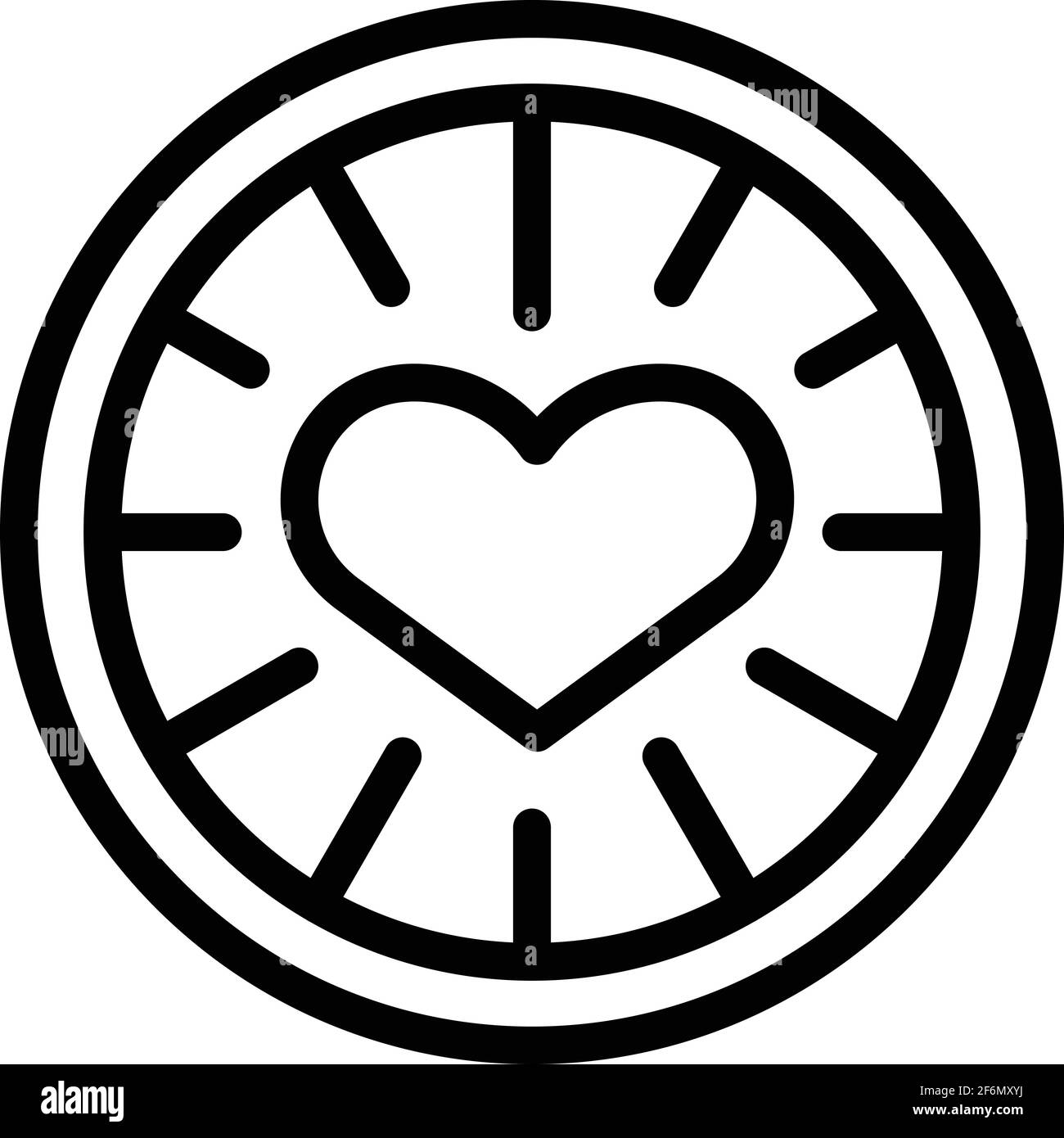 Passion value icon. Outline passion value vector icon for web design ...