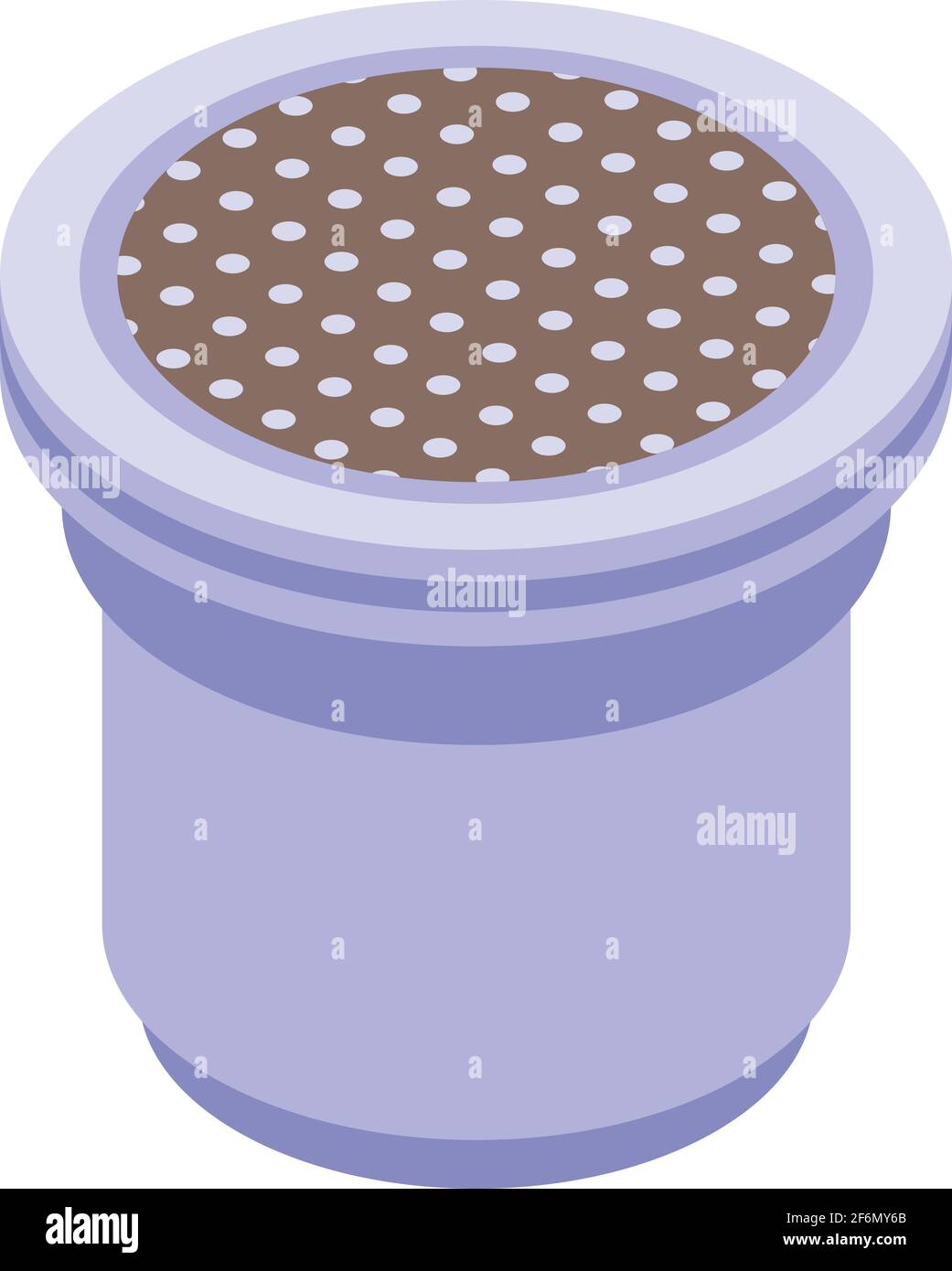 Espresso pod icon. Isometric of Espresso pod vector icon for web design ...