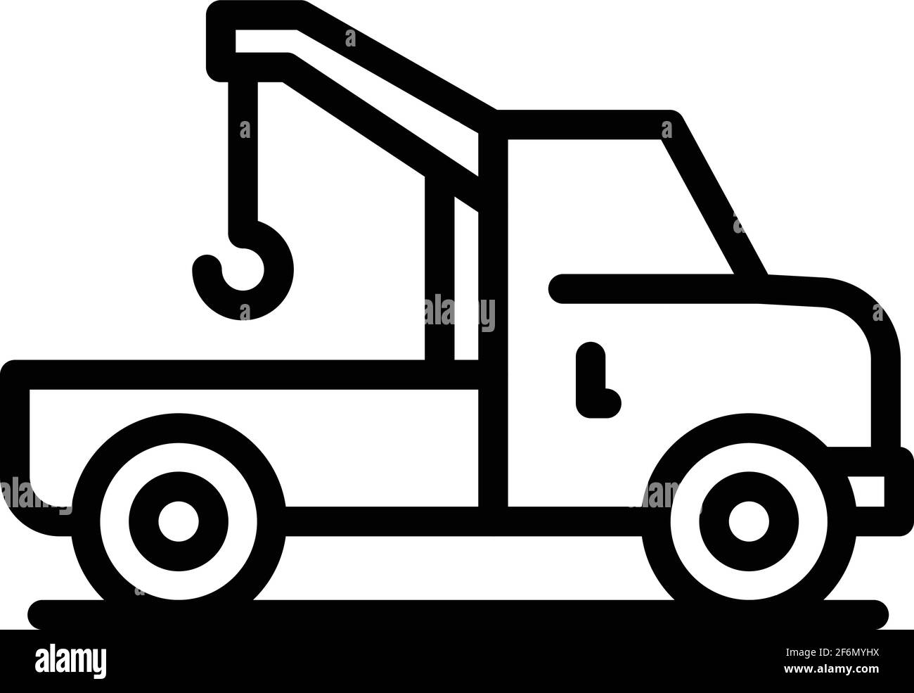 Trade car icon. Outline Trade car vector icon for web design isolated ...