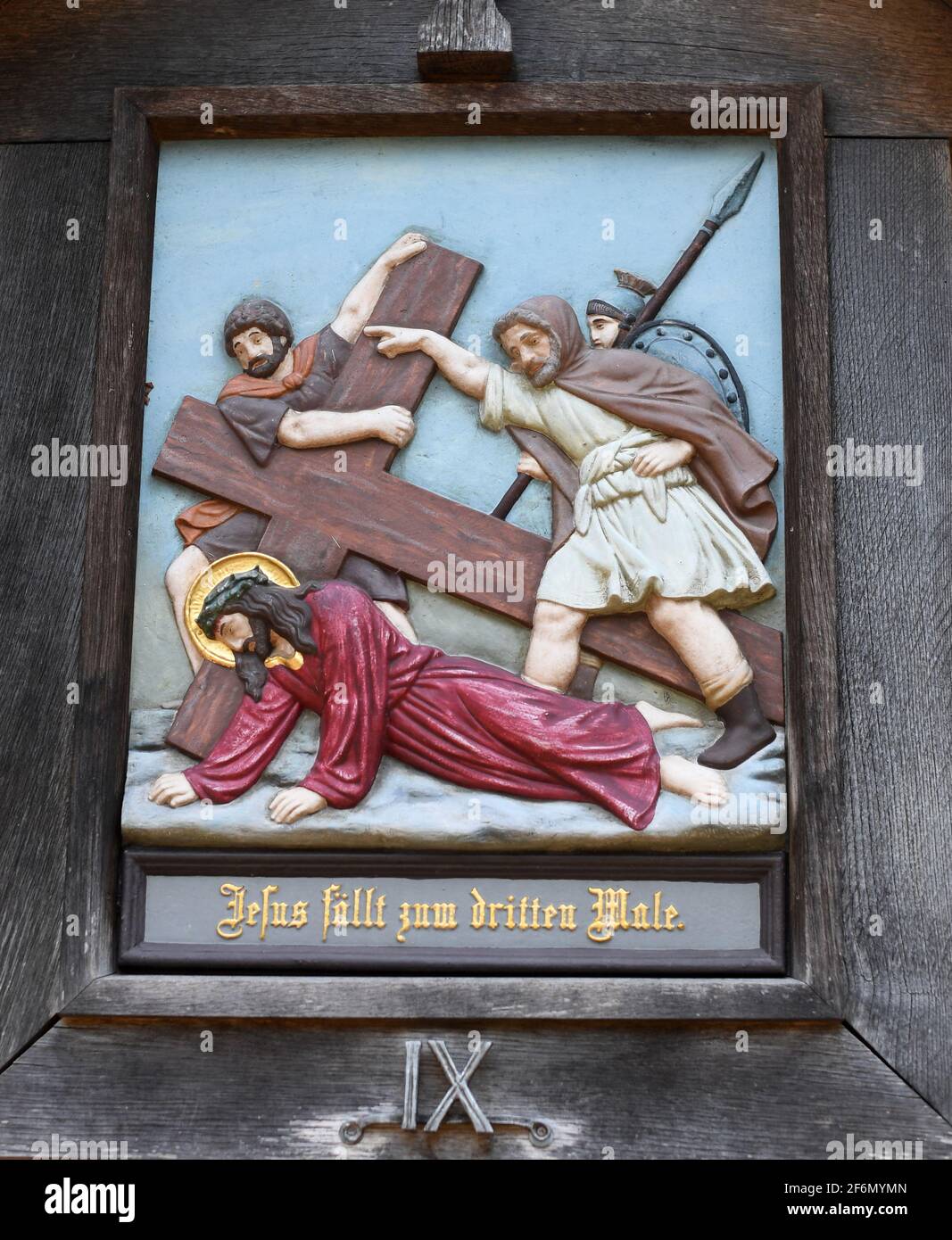 Ninth station of the cross hi-res stock photography and images - Alamy
