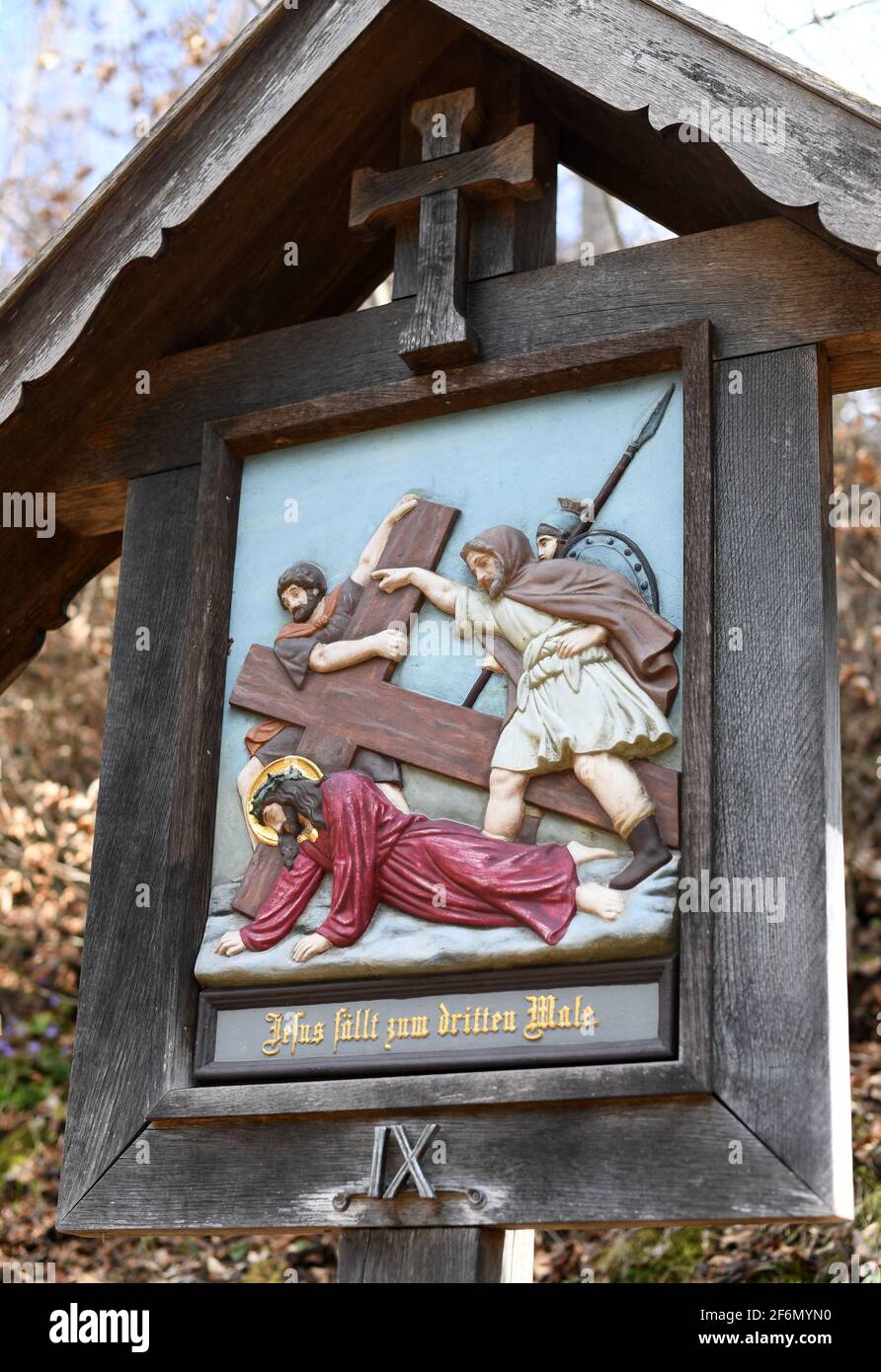 Ninth station of the cross hi-res stock photography and images - Alamy