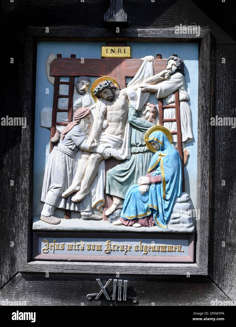 13th station of the cross jesus hi-res stock photography and images - Alamy