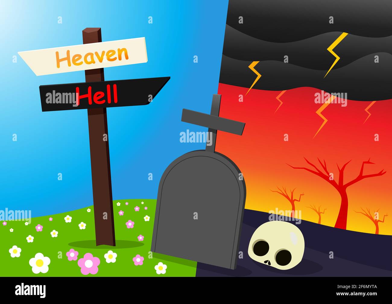Heaven And Hell Wallpaper