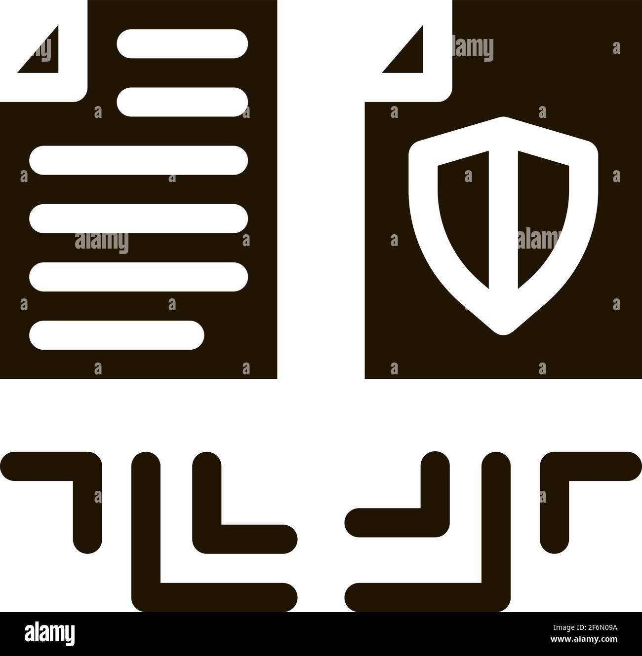 document safety icon vector symbol illustration Stock Vector Image ...