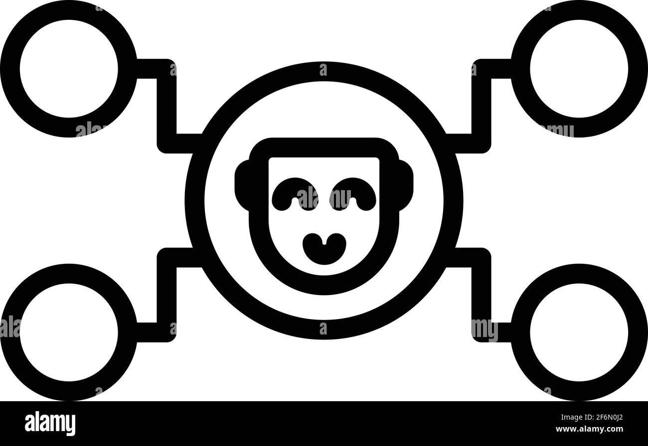 Crew icon. Outline Crew vector icon for web design isolated on white ...