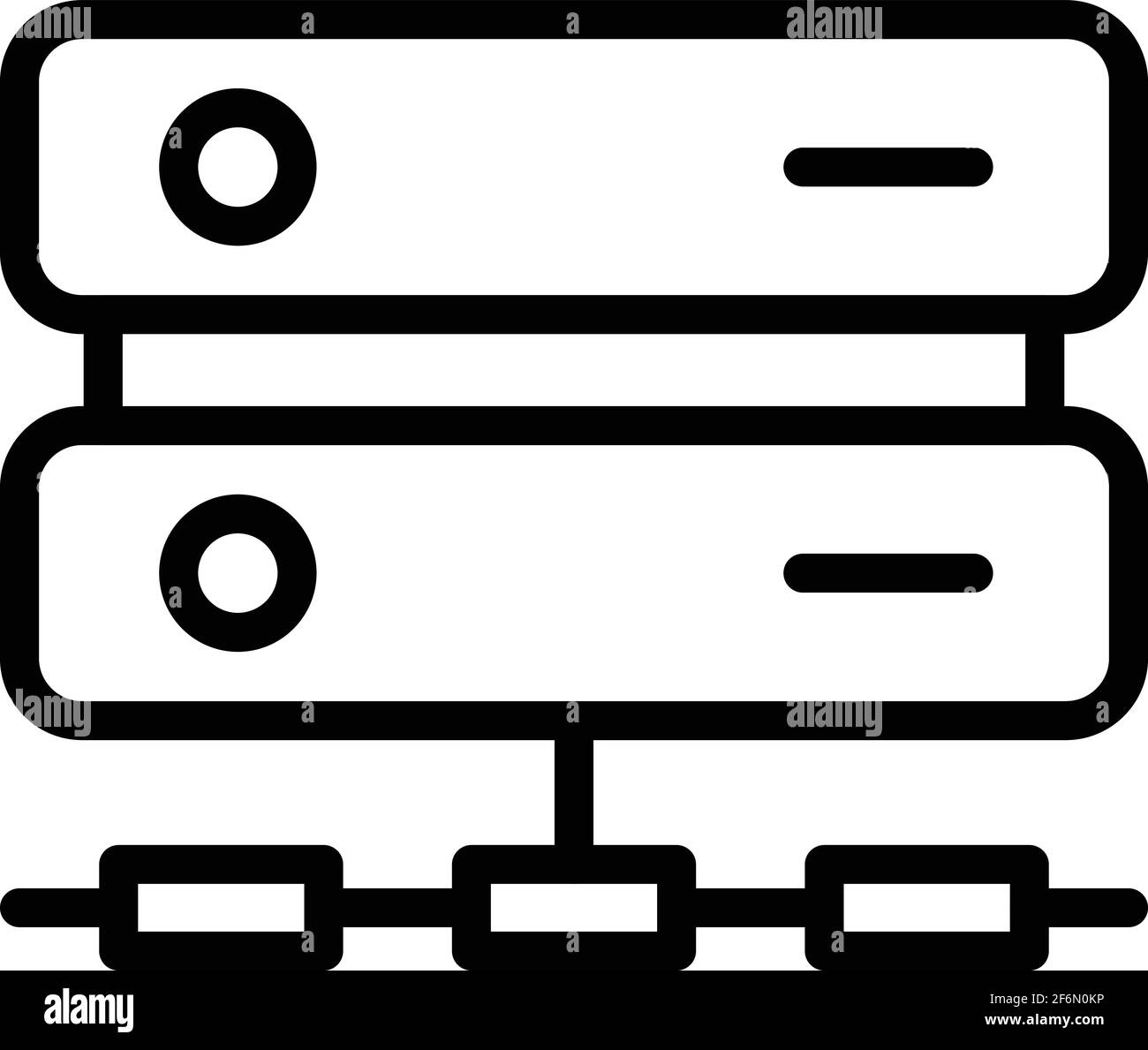 Data recovery icon. Outline Data recovery vector icon for web design ...