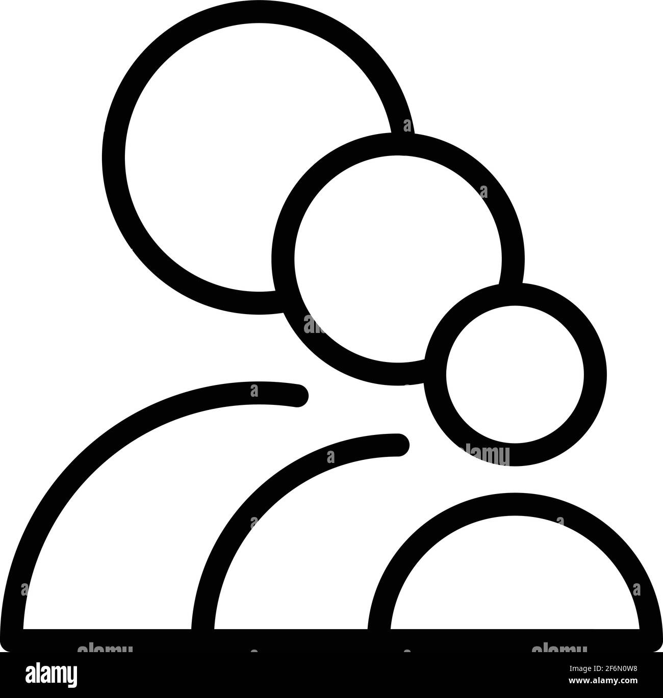 Cabin crew icon. Outline Cabin crew vector icon for web design isolated ...