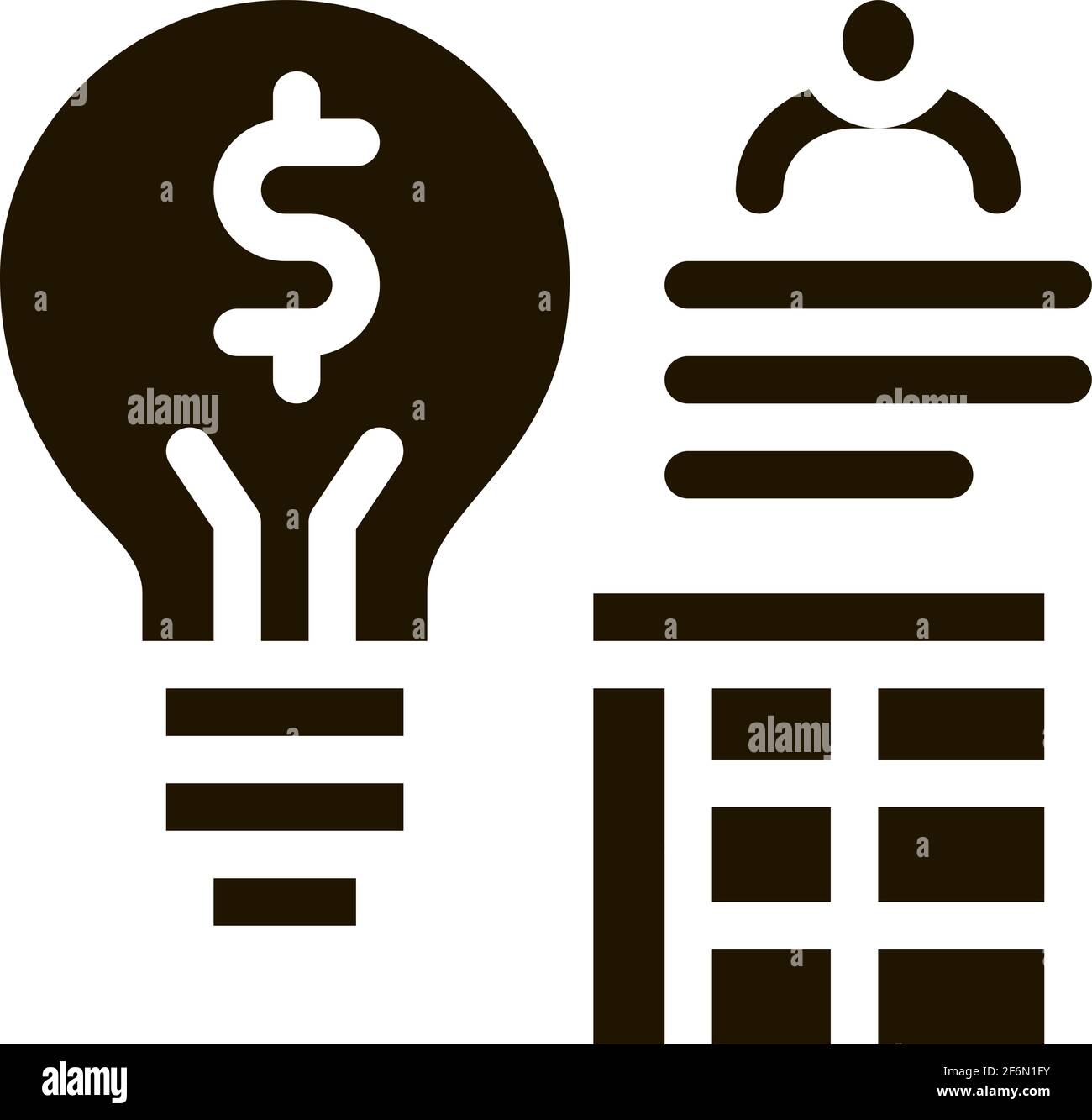 business idea icon vector symbol illustration Stock Vector Image & Art ...