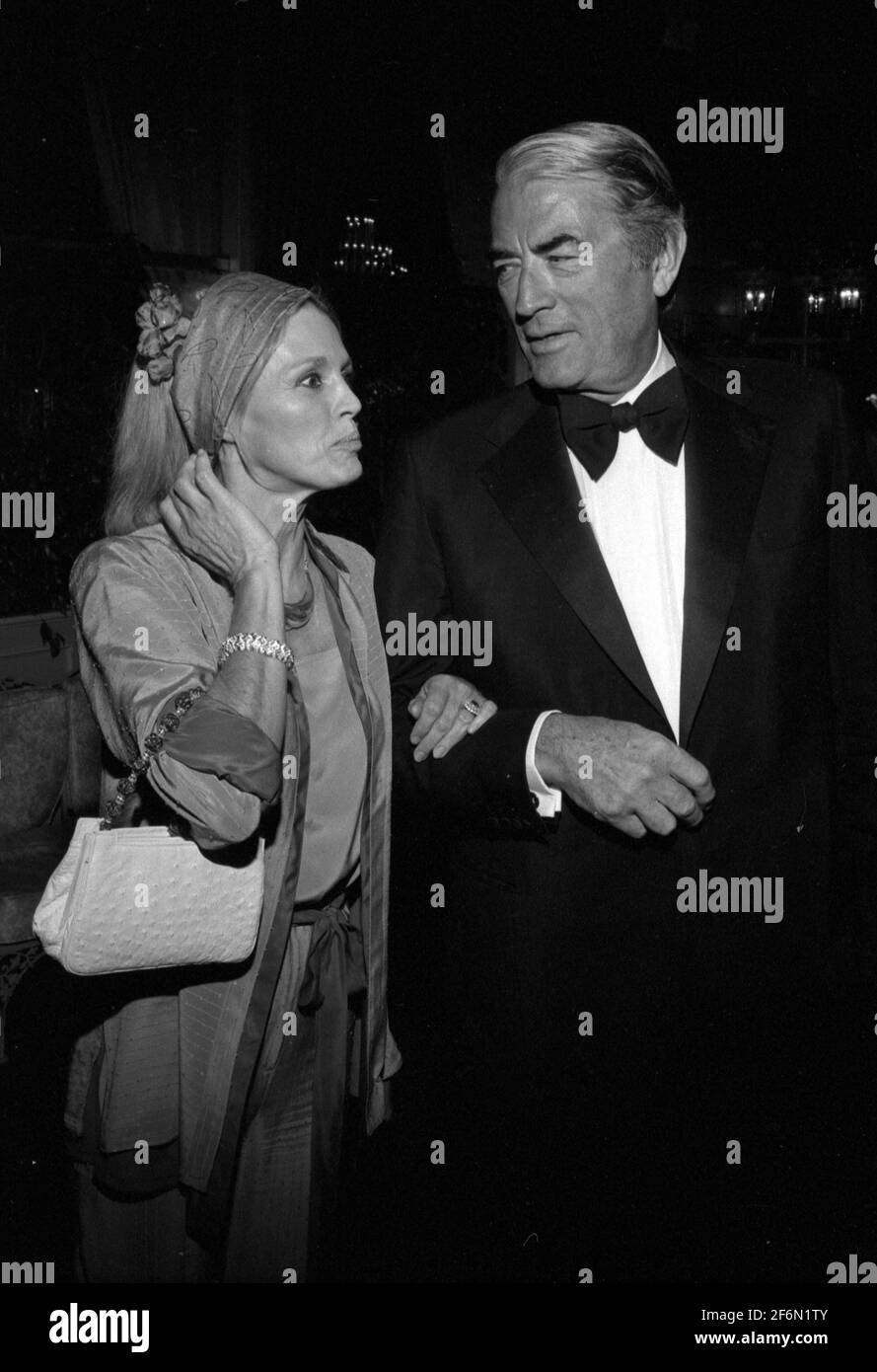 Angie Dickinson and Gregory Peck Circa 1980's Credit: Ralph Dominguez ...