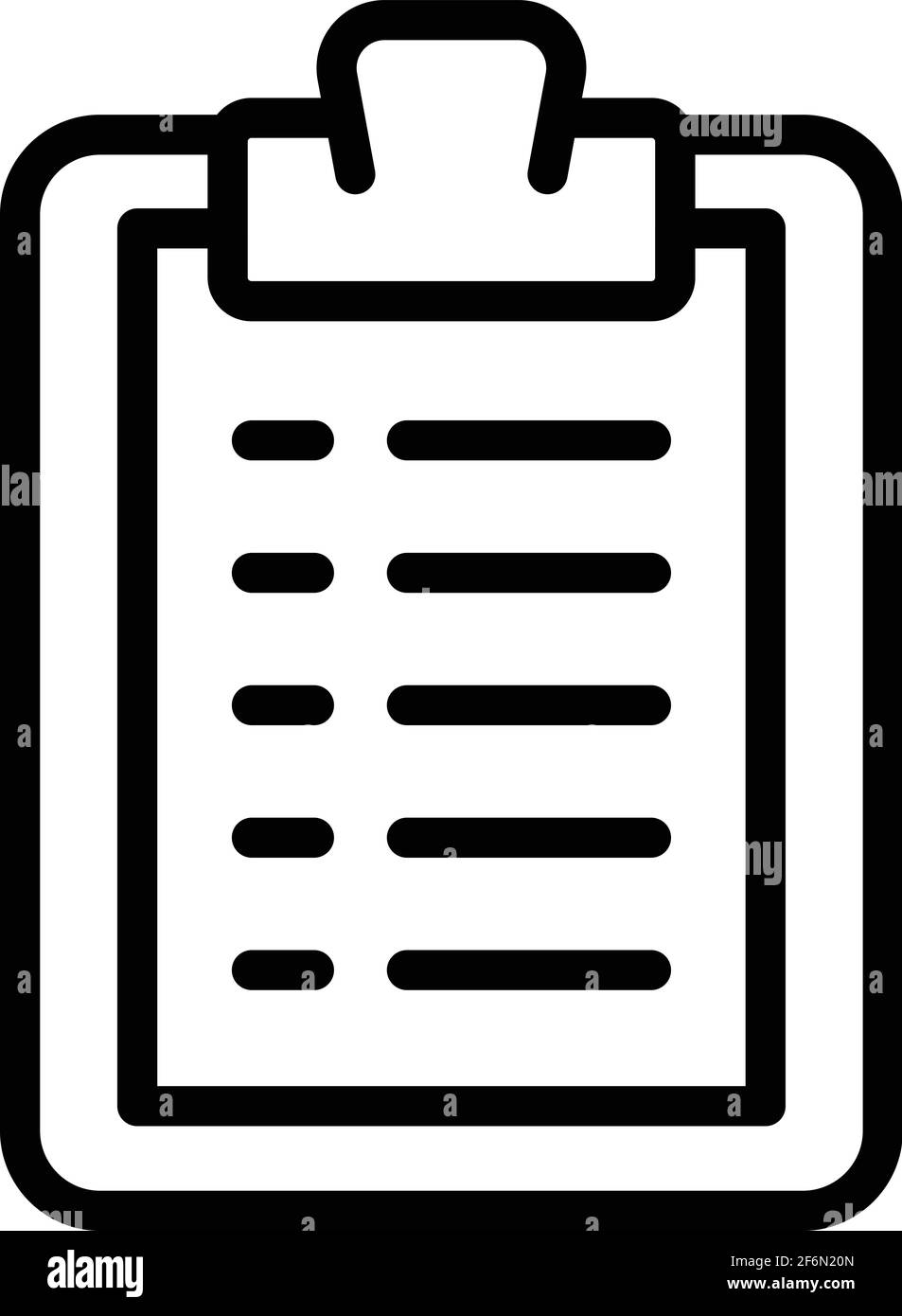 Task schedule work board icon. Outline Task schedule work board vector ...