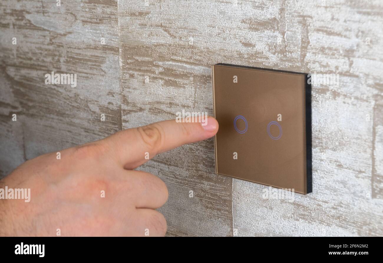 Light Switch Finger High Resolution Stock Photography and Images - Alamy