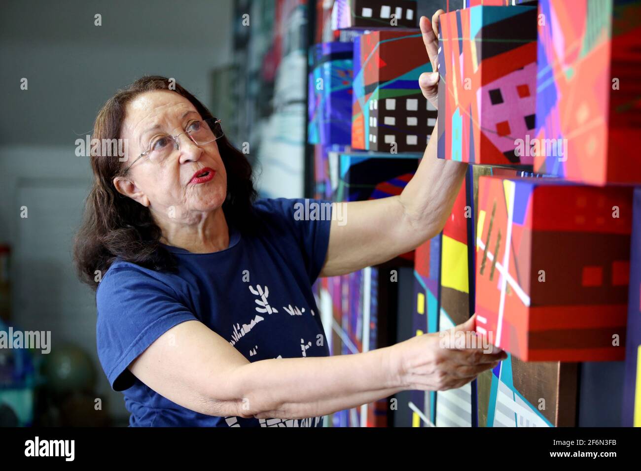 salvador, bahia / brazil - november 9, 2017: Maria Adair, plastic ...
