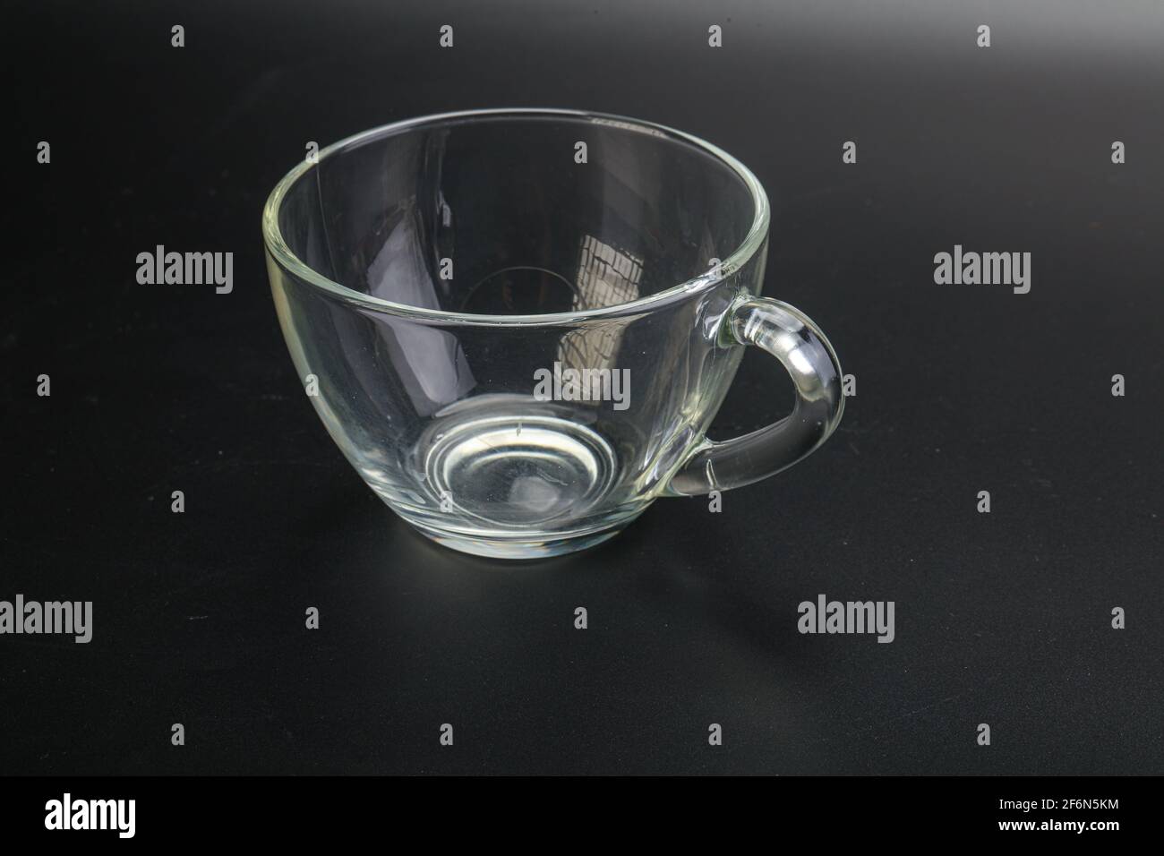 Empty glass cup for drinks isolated Stock Photo - Alamy