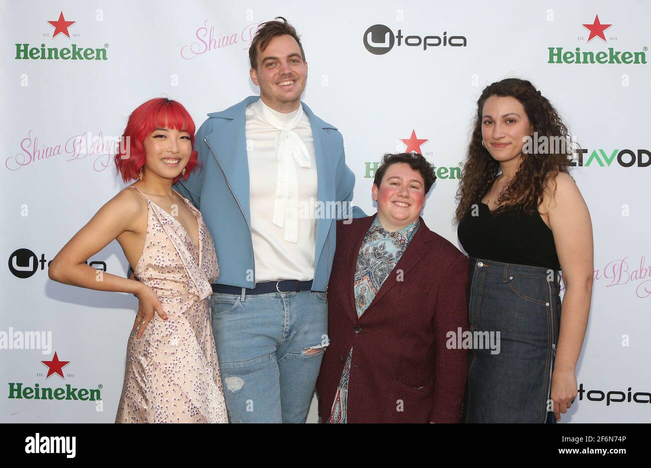 Los Angeles, CA -April 1 - Michelle Li, Kieran Altmann, Katie Schiller ...