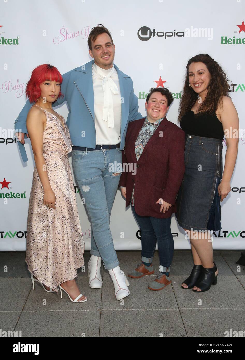 Los Angeles, CA -April 1 - Michelle Li, Kieran Altmann, Katie Schiller ...
