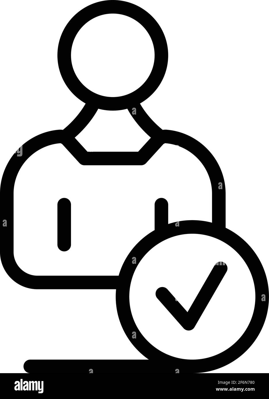 Human value icon. Outline human value vector icon for web design ...