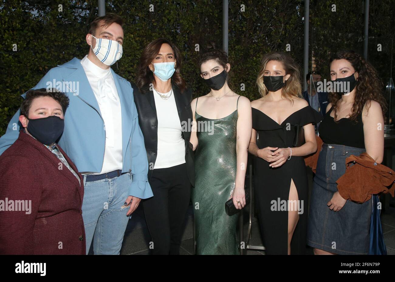 Los Angeles, CA -April 1 - Kieran Altmann, Katie Schiller, Polly Draper ...