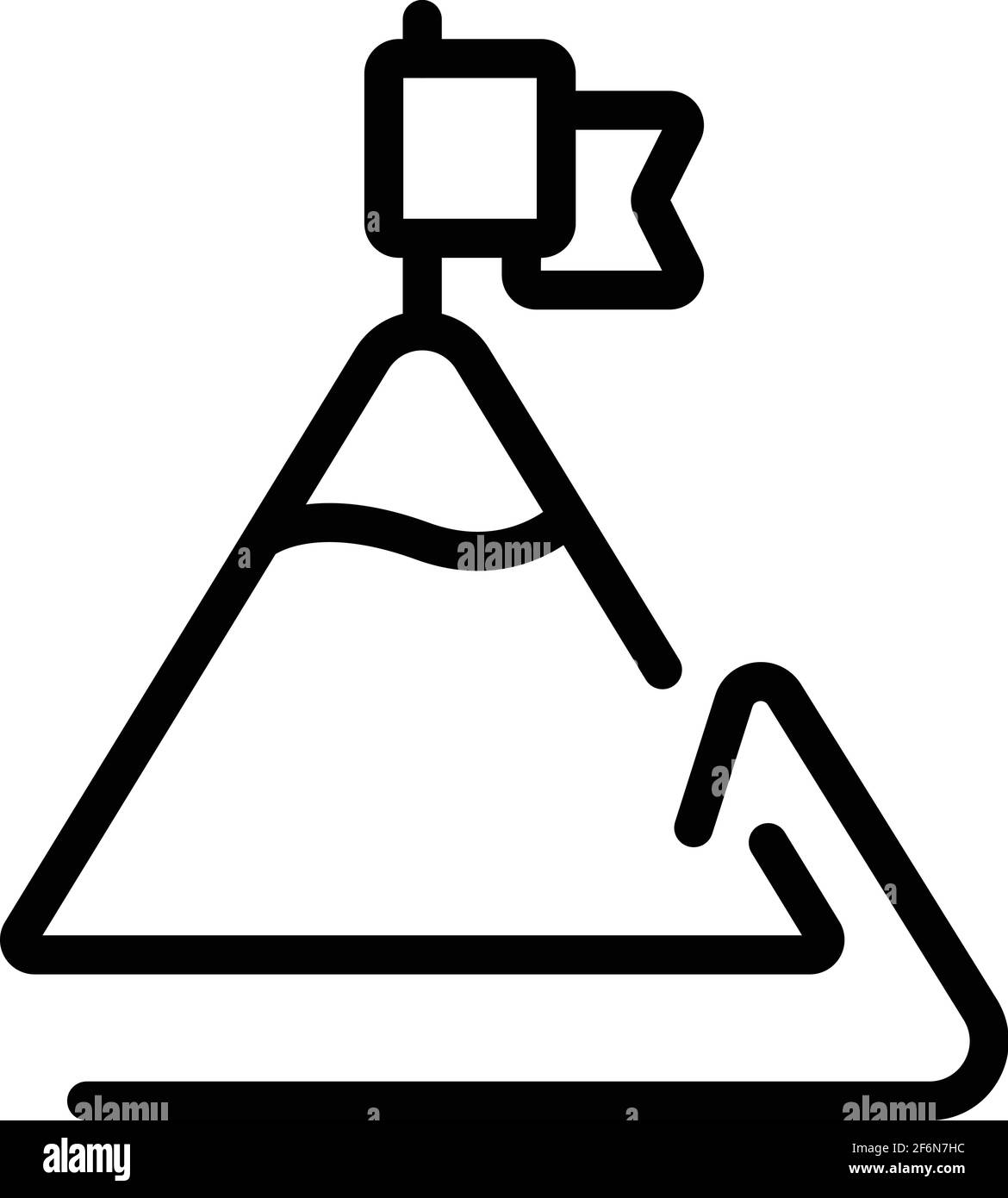 Leadership icon. Outline leadership vector icon for web design isolated ...