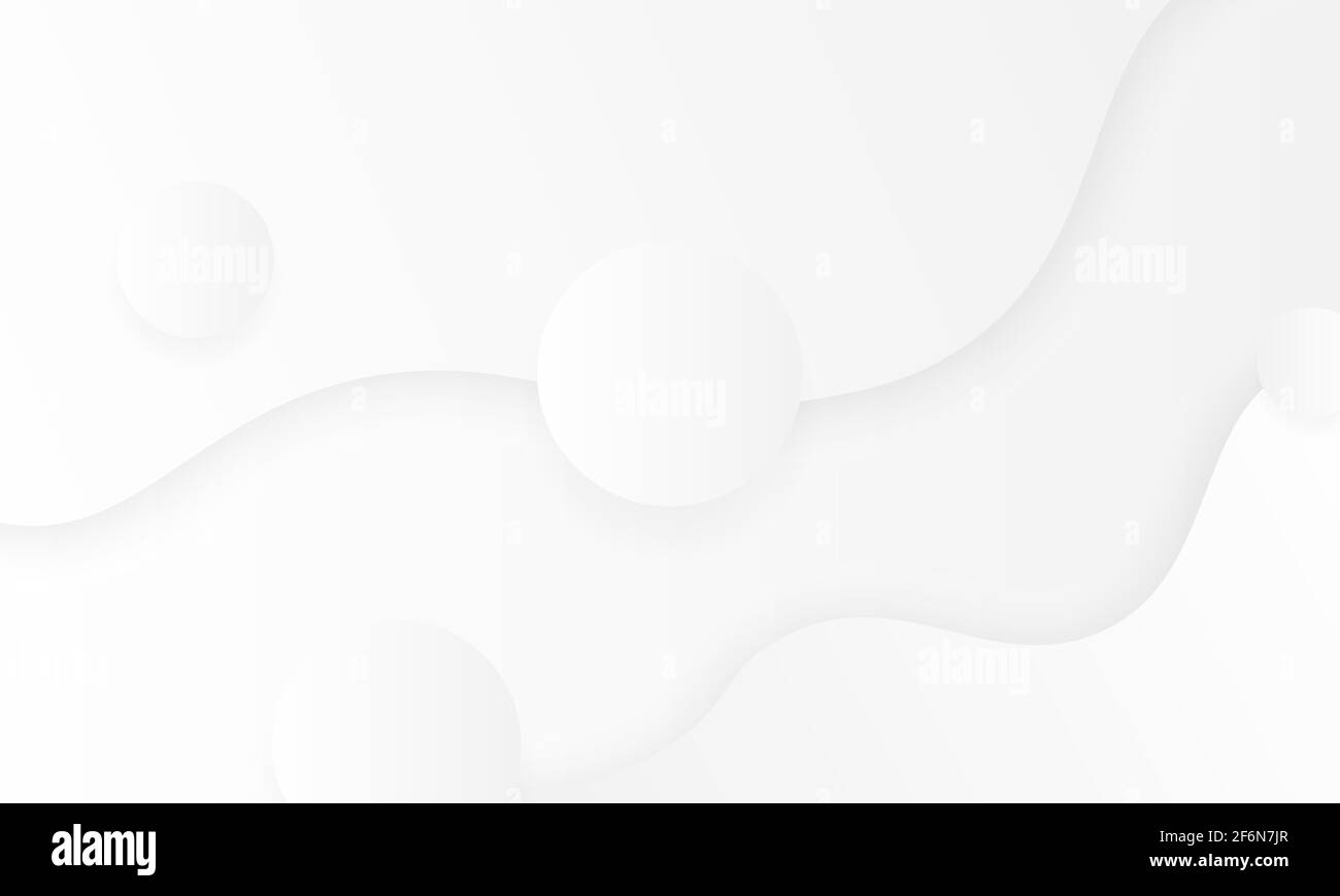 White wavy and circle with shadow background. Elegant design for ...