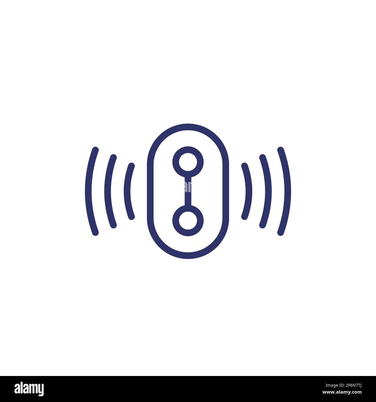 Motion sensor line icon Cut Out Stock Images & Pictures - Alamy