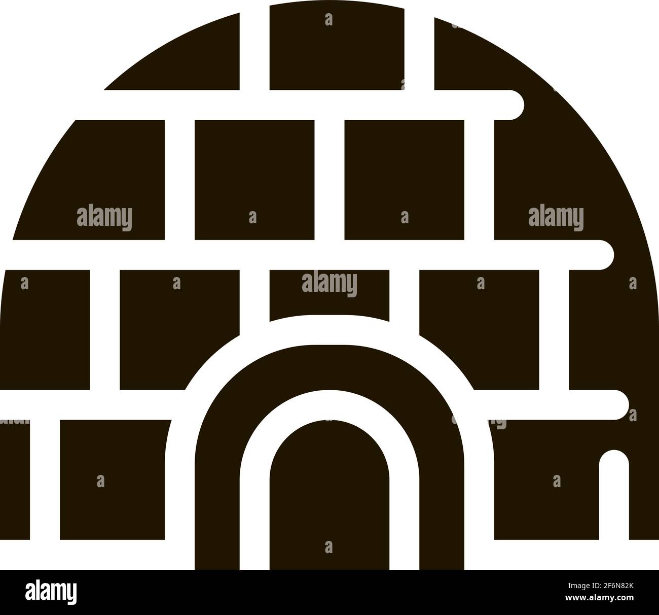 igloo icehouse icon vector symbol illustration Stock Vector Image & Art ...