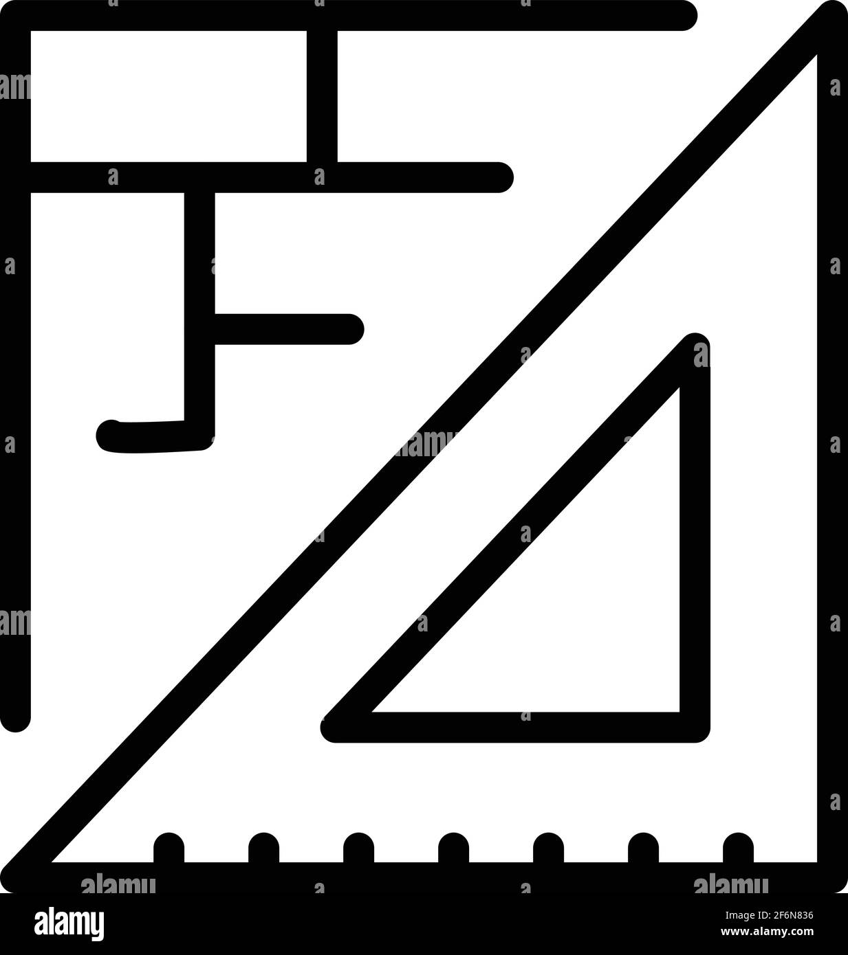 Architect data icon. Outline architect data vector icon for web design ...