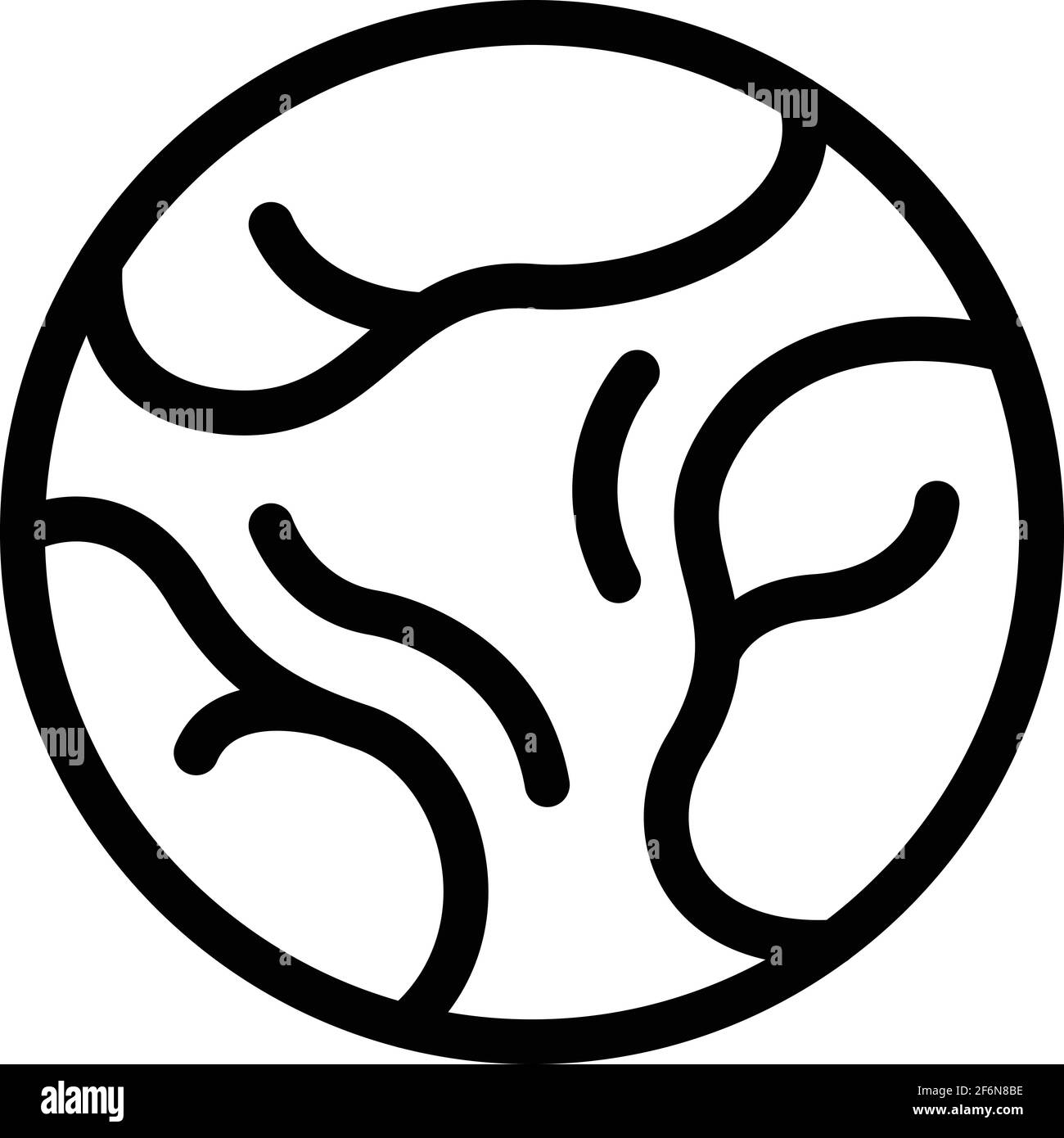 Global network icon. Outline global network vector icon for web design ...