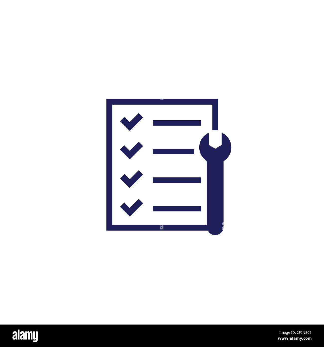 Maintenance check list Cut Out Stock Images & Pictures - Alamy