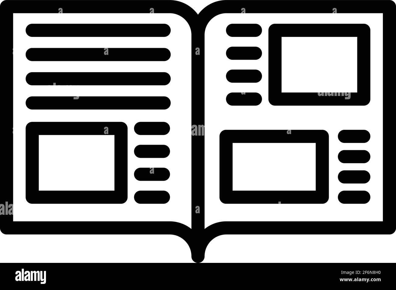 Technical data icon. Outline technical data vector icon for web design ...