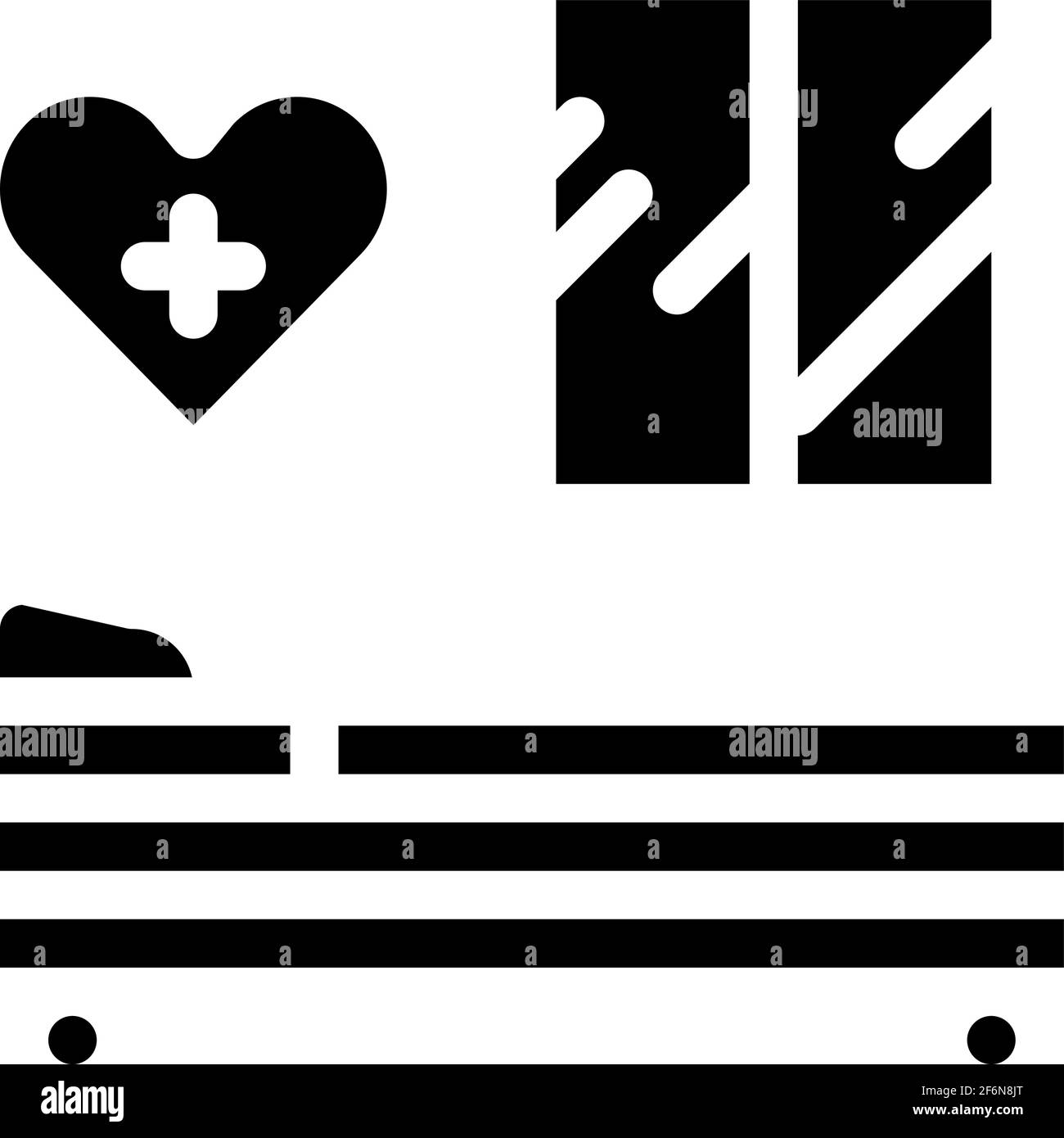 prenatal ward maternity hospital icon vector glyph illustration Stock ...