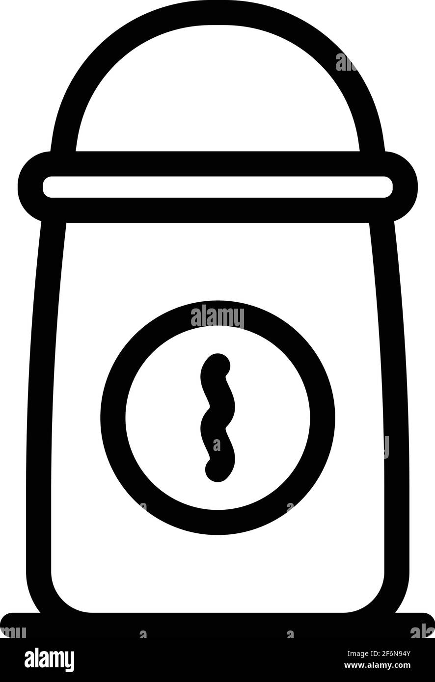 Coffee thermos icon. Outline coffee thermos vector icon for web design ...