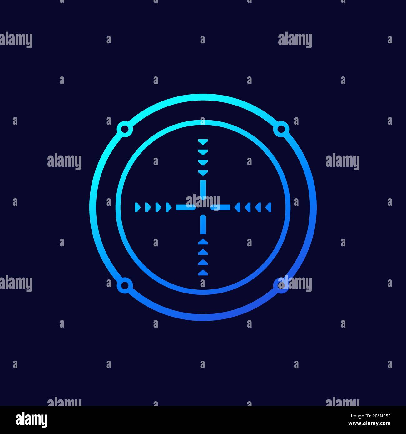 crosshair, vector design for ui Stock Vector Image & Art - Alamy