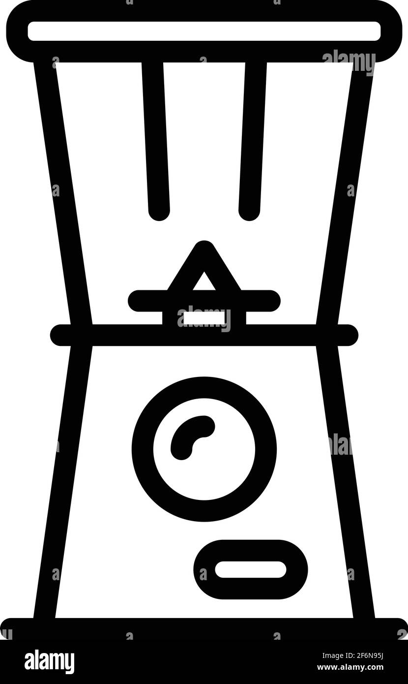 Vegetable chopper icon. Outline vegetable chopper vector icon for web ...