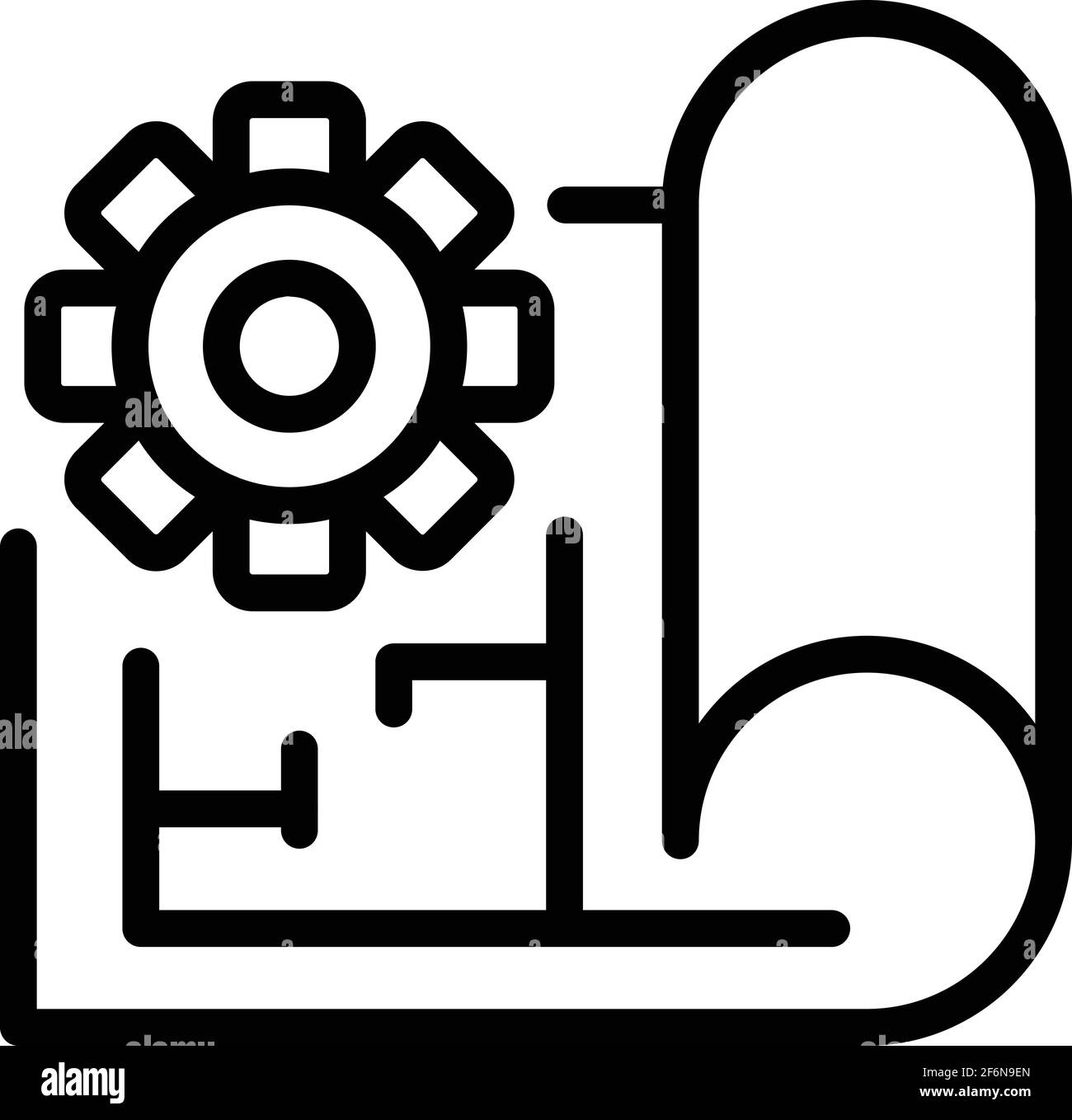 Technical instructions icon. Outline technical instructions vector icon ...