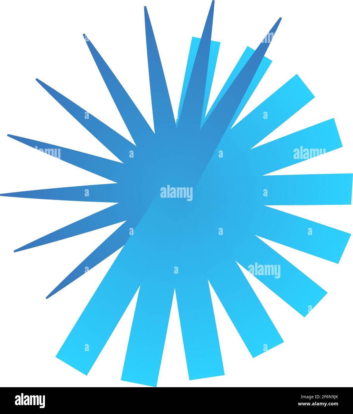 Random radial, radiating circular lines burst effect. Abstract ...