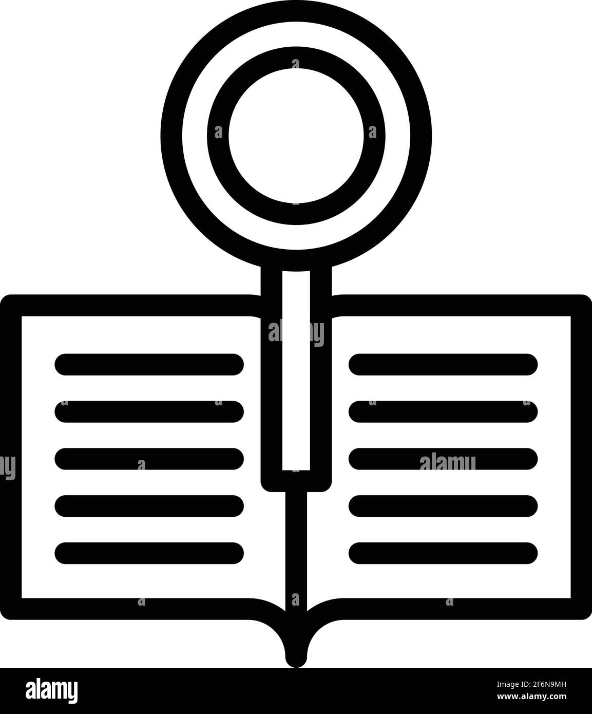 Project documentation icon. Outline project documentation vector icon ...