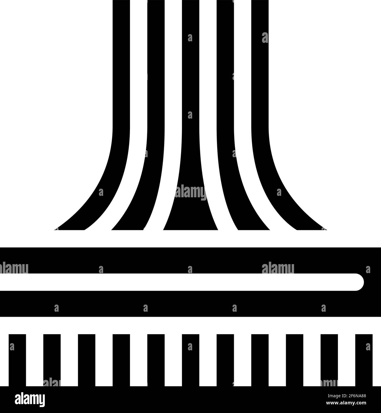 computer wires icon vector glyph illustration Stock Vector Image & Art ...