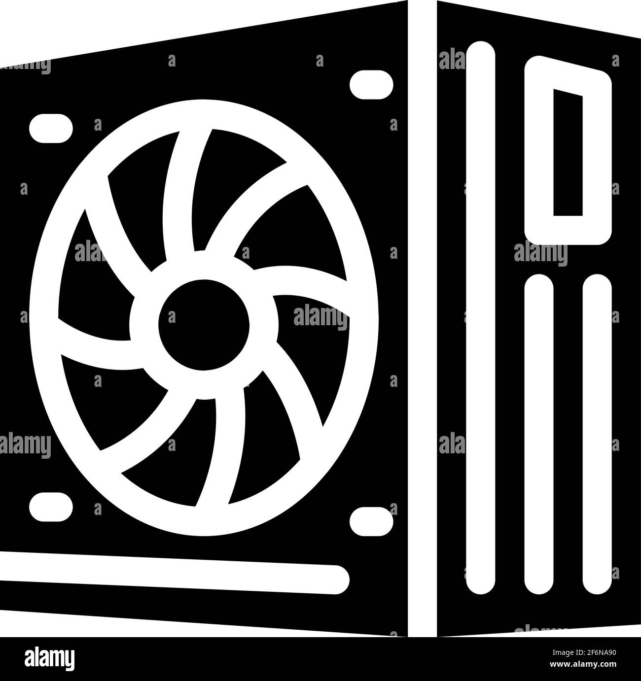 power supply icon vector glyph illustration Stock Vector Image & Art ...