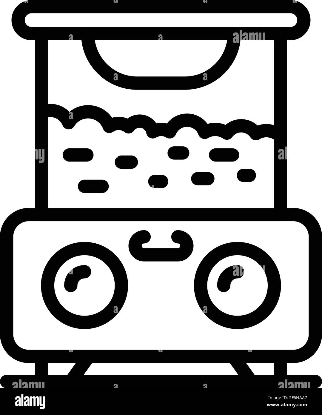Automatic popcorn machine icon. Outline automatic popcorn machine ...