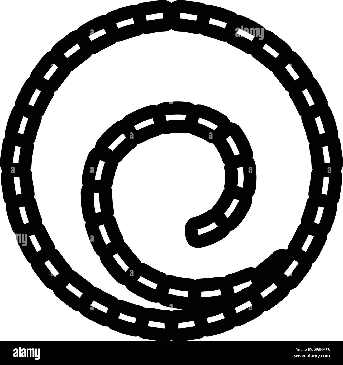 Border lasso icon. Outline Border lasso vector icon for web design ...