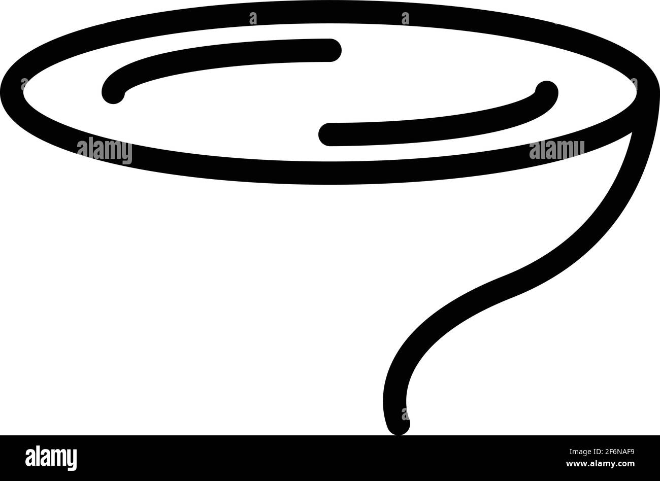 Rodeo lasso icon. Outline rodeo lasso vector icon for web design ...