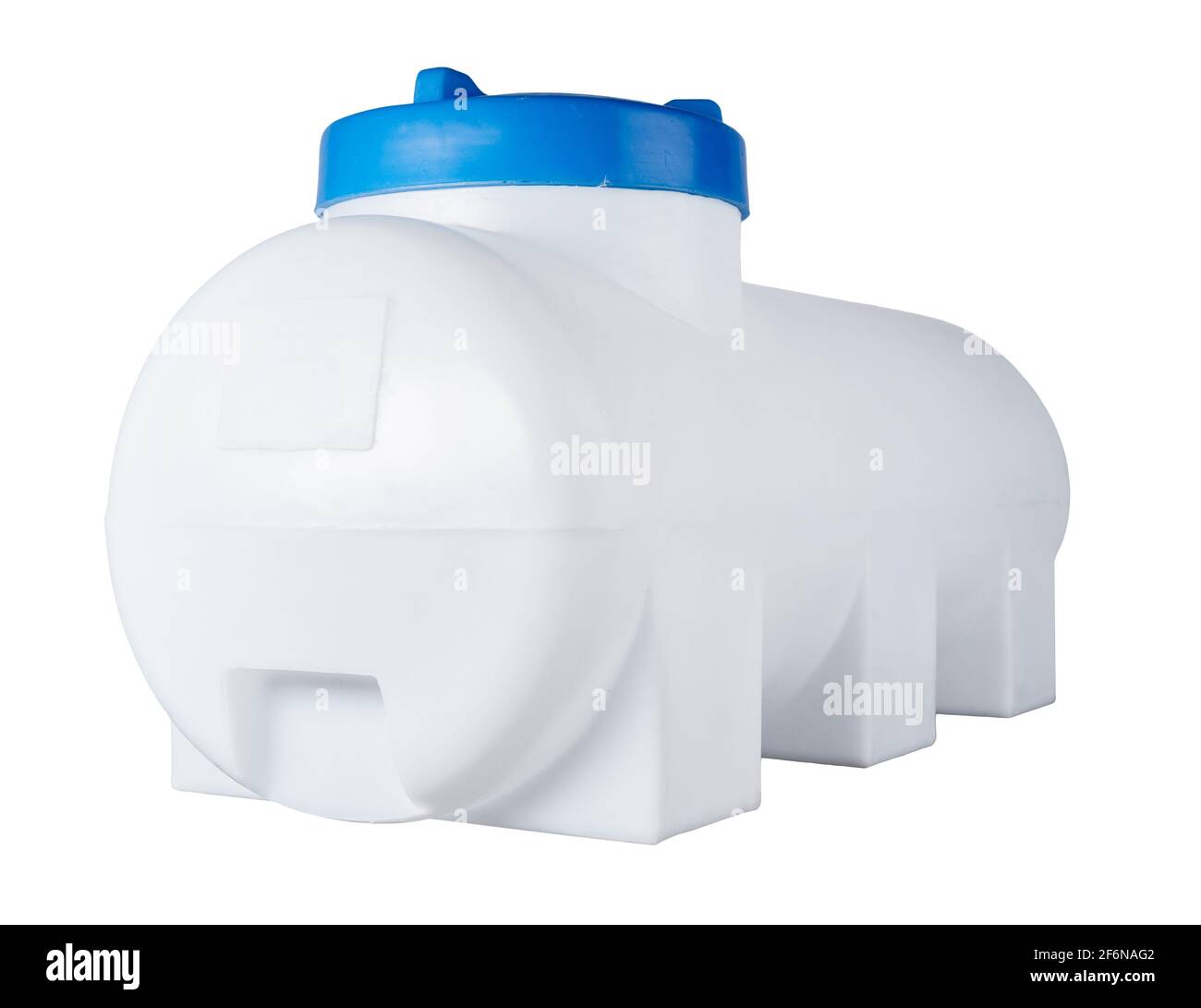 White plastic Water Tank isolated on white background Stock Photo - Alamy